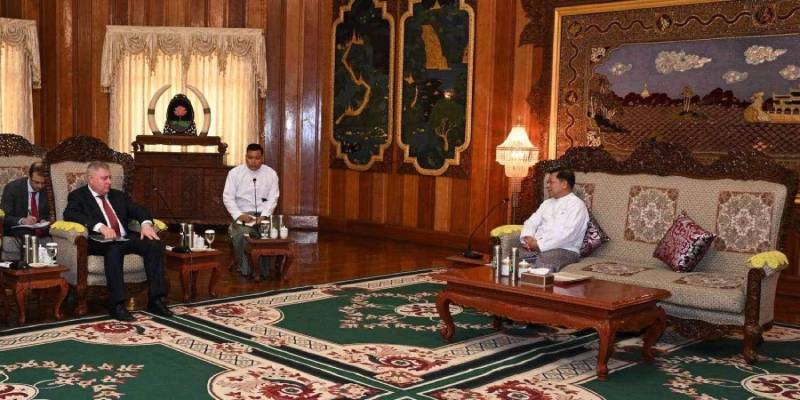 ရုရှားအာကာသ ကော်ပို ရေးရှင်း နှင့် စစ် ကောင်စီ ခေါင်း ဆောင်တို့ တွေ့ဆုံ Bur Mizzima Com