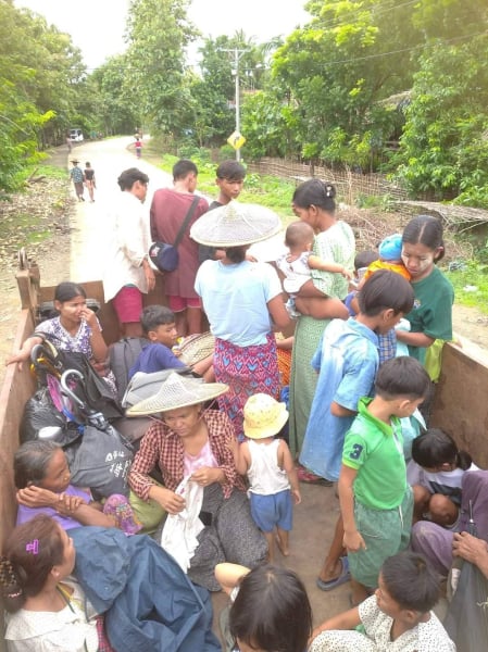 ဧရာဝတီတိုင်းတွင် အိမ်ဌားခများ စျေးတင်၍ စစ်ရှောင်လာသူများ အခက်ကြုံ Bur