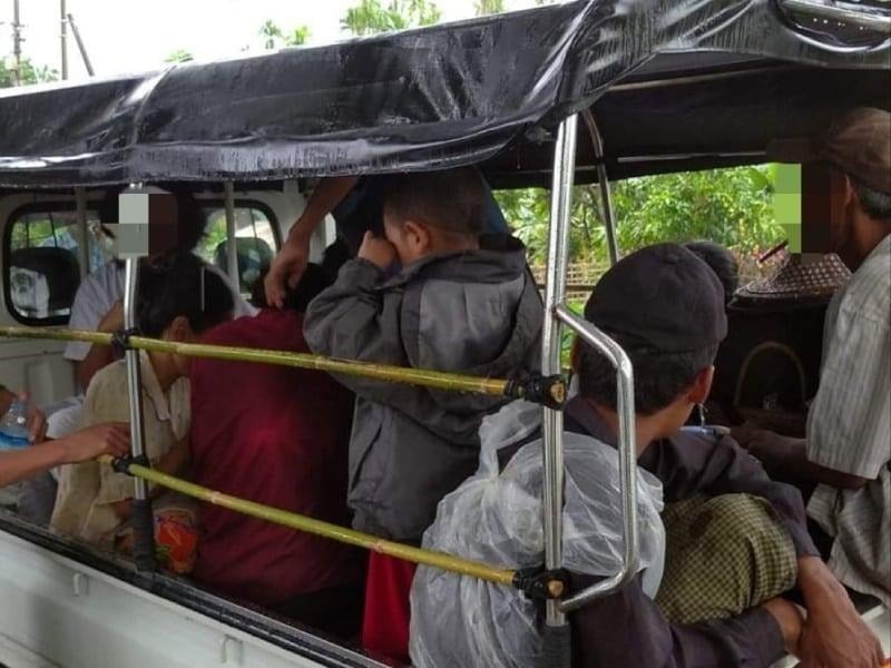 ရခိုင်ပြည်နယ်မှ ဧရာဝတီတိုင်းသို့ စစ်ရှောင်လာသူများ စားဝတ်နေရေး အခက်ကြုံ