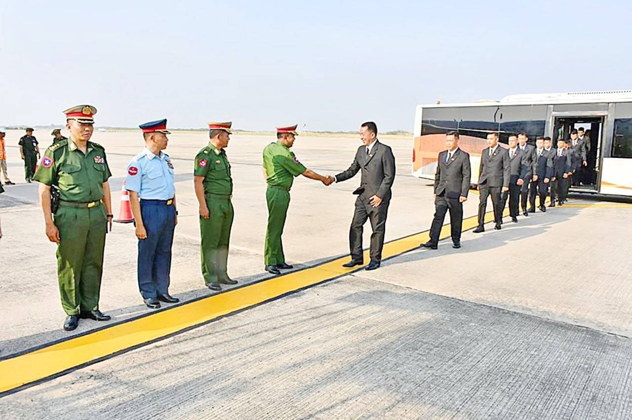 ရုရှားစစ်ရေးပြအခမ်းအနားတွင် စစ်ကောင်စီတပ်သားများ ပါဝင်ချီတက်မည် Bur Mizzima Com