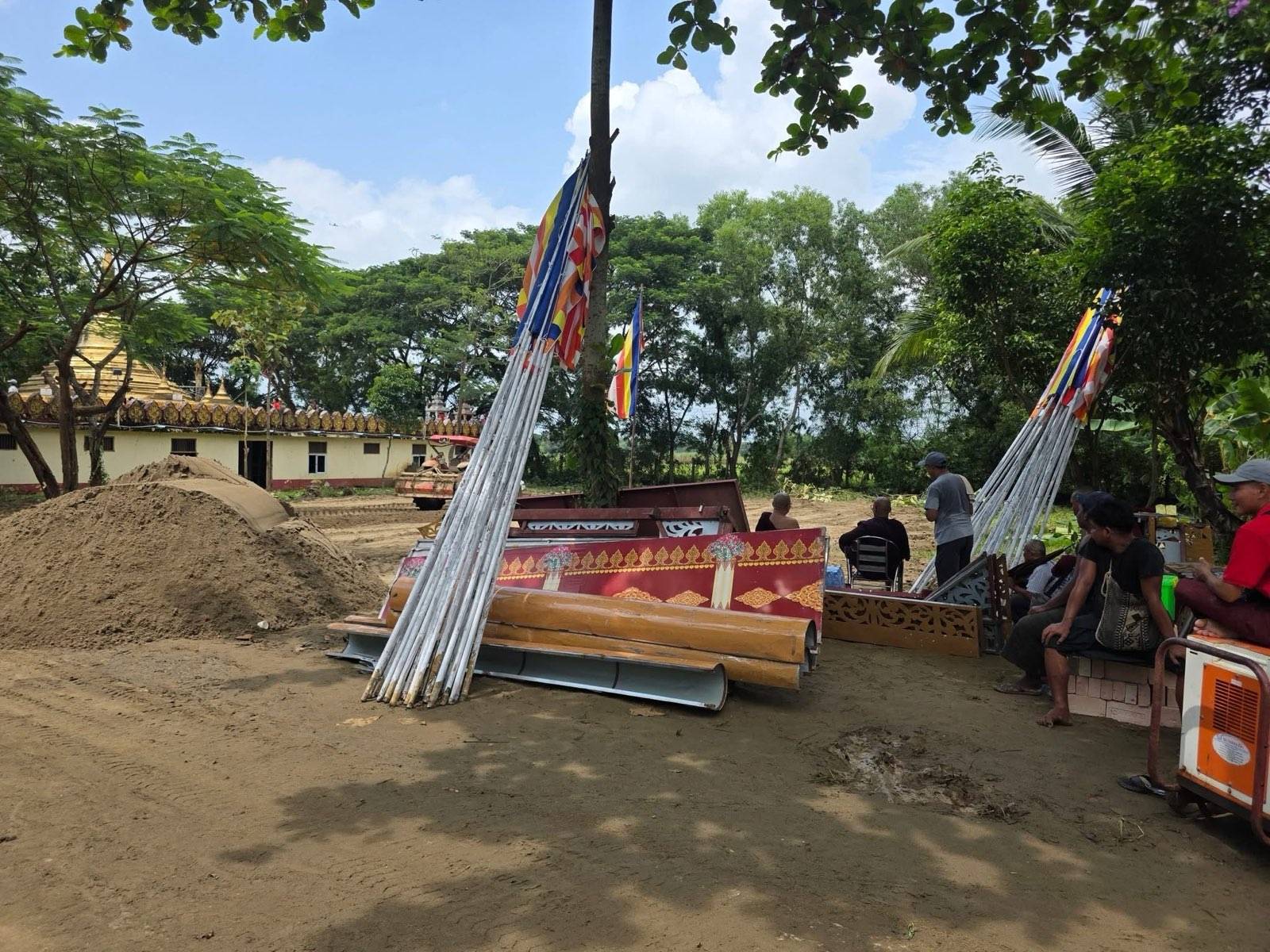 ရွှေညဝါဆရာတော်၏ ရုပ်ကလပ်ကို ကျောင်းဝန်းထဲတွင် မီးသင်္ဂြိုဟ်မည် - BUR.MIZZIMA.COM